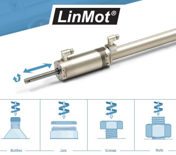 Capping, Filling, Screwing Facilitated by LinMot Rotary and Linear ...